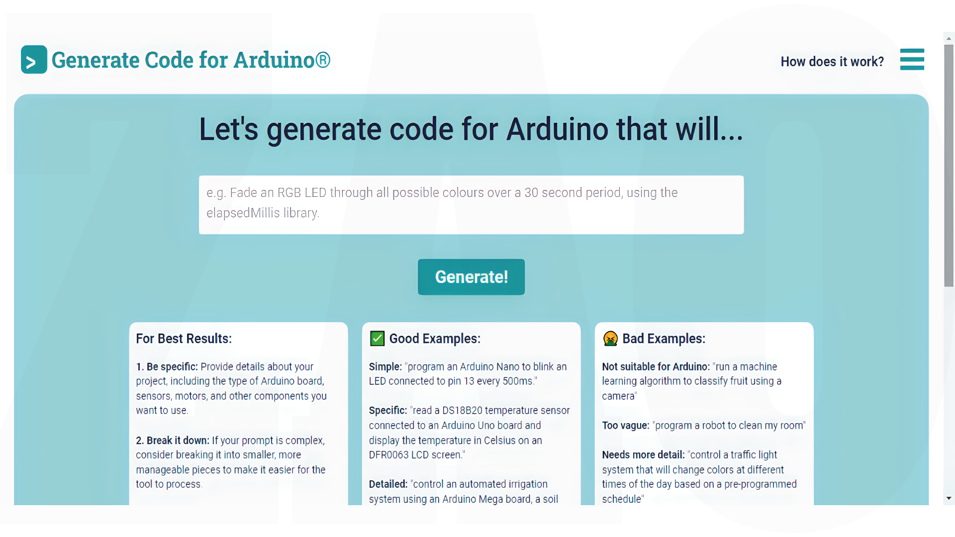 Как искусственный интеллект генерирует код для Arduino? — Александр ...