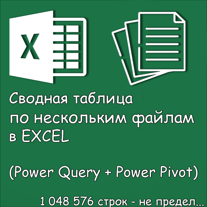 Сводная таблица по нескольким файлам в Excel — Олег Кондрашин на TenChat.ru