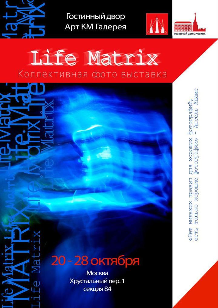 Life-Matrix фотовыставка — Галерея КМ на TenChat.ru