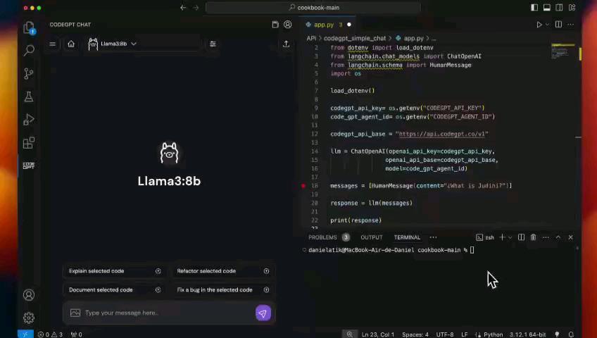 Модель LLaMa 3 добавили в VSCode. — Александр Коннов на TenChat.ru