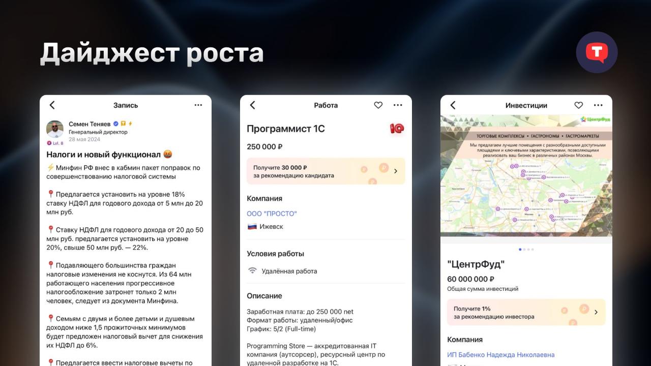Дайджест роста в TenChat — TenChat Рекомендует на TenChat.ru
