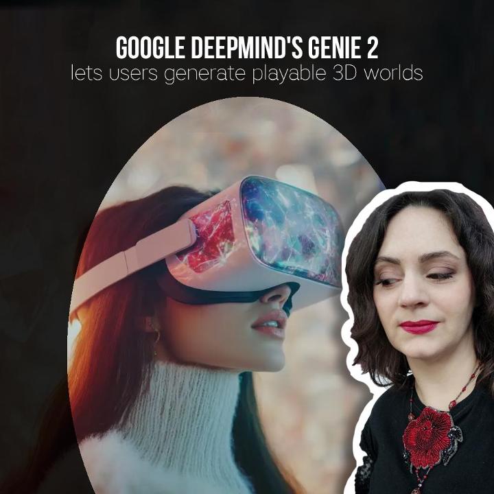Google Genie 2 создает игровые 3D-миры — Мария Кучеренко на TenChat.ru