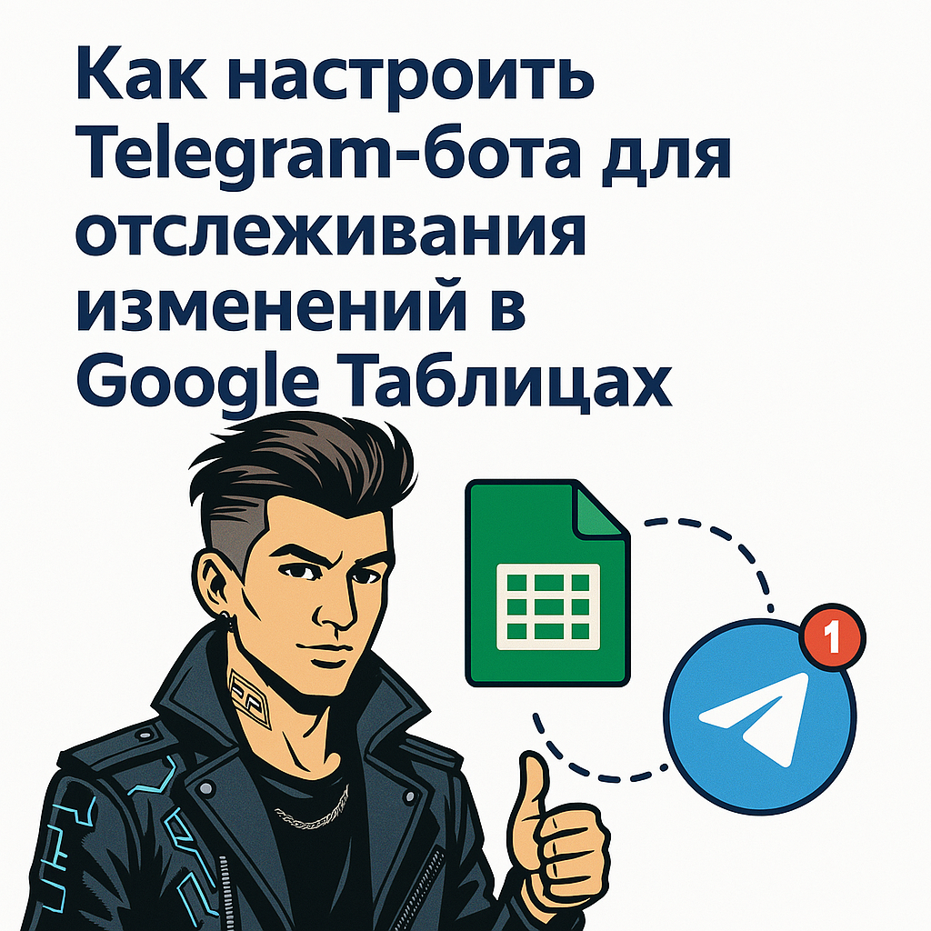 Как настроить Telegram-бота для отслеживания изменений в Google Таблицах — Александр Павликов на ...