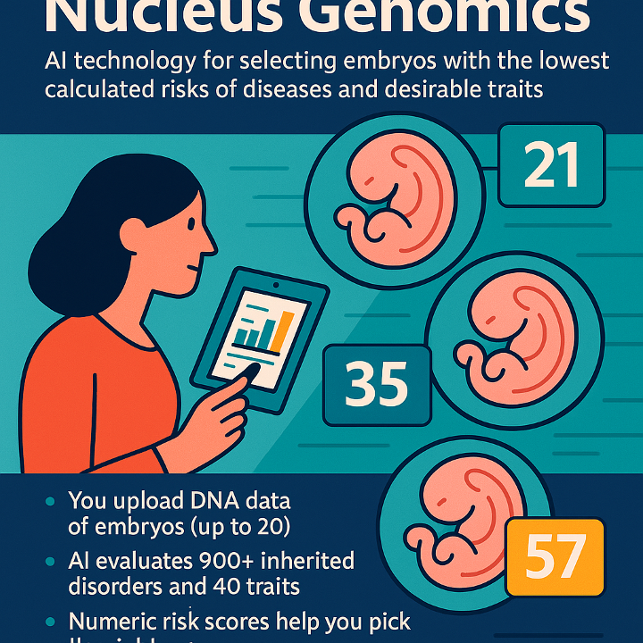 🧬 Nucleus Genomics — выбор эмбриона будущего с помощью ИИ — Eudgene ...