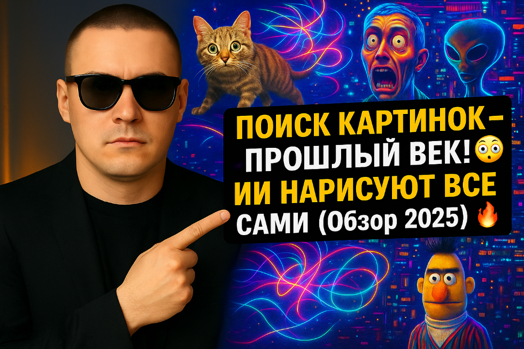 Поиск картинок – ПРОШЛЫЙ ВЕК! 🤯 ИИ нарисуют всё сами (Обзор 2025) 🔥 — Aleksandr Zudikov на ...