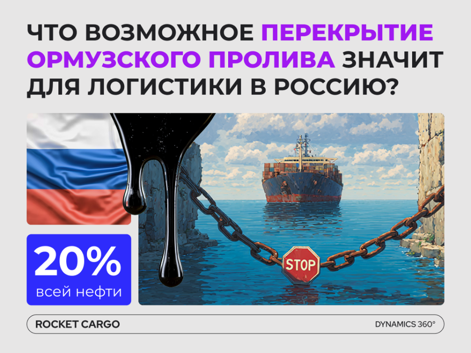 Перекрытие Ормузского пролива: что это значит для логистики в Россию — Марина Терентьева на ...
