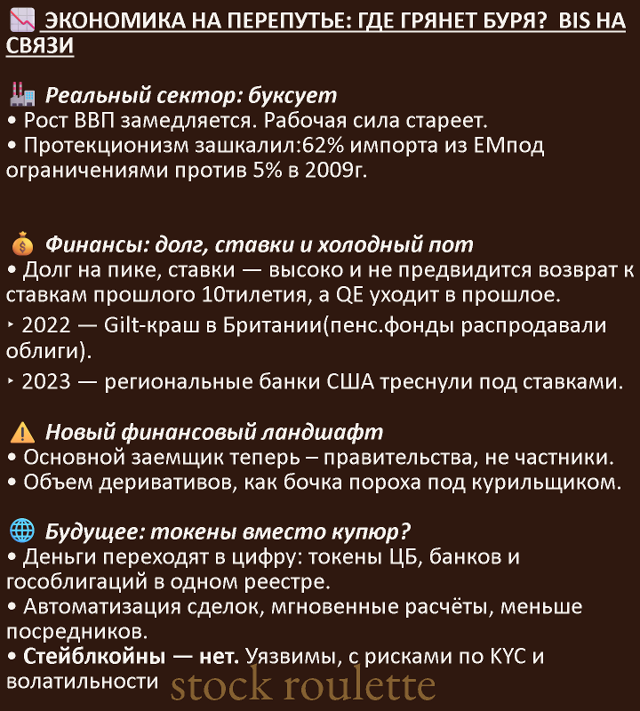 Экономика на перепутье: от замедления роста к цифровым деньгам. BIS на связи. — Даниил Беттин на ...