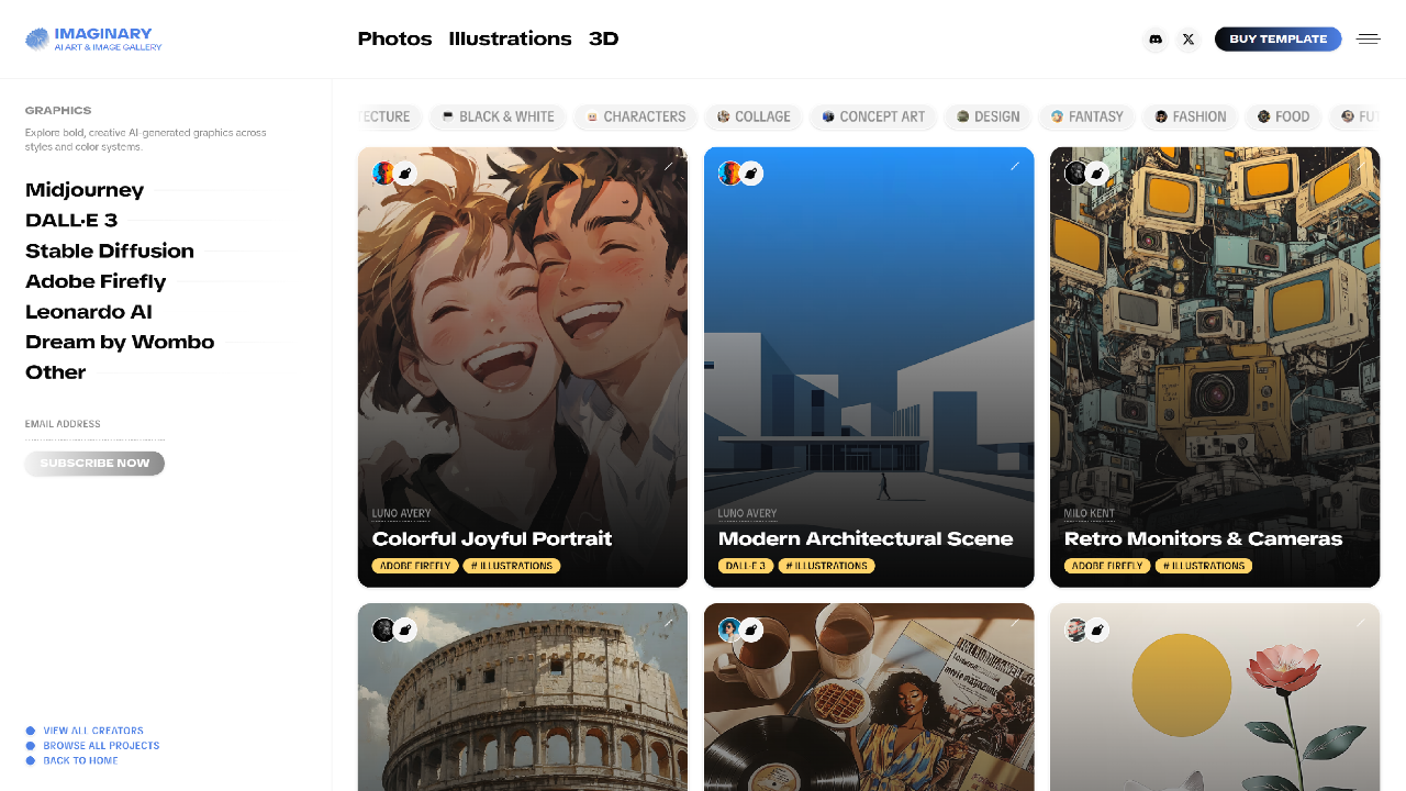 🆕🔥 Новый шаблон для AI-арта и NFT-галерей на Webflow — Валдис Жвагиньш на TenChat.ru