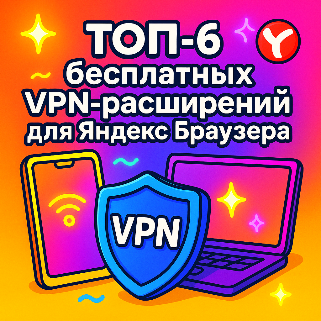 ТОП-6 бесплатных VPN-расширений для Яндекс Браузера 14.10.2025 ...