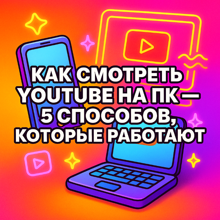 КАК СМОТРЕТЬ YOUTUBE НА ПК 18.10.2025 — 5 СПОСОБОВ, КОТОРЫЕ РАБОТАЮТ ...