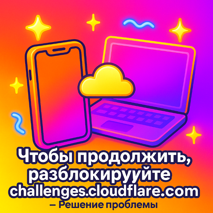 Чтобы продолжить, разблокируйте challenges.cloudflare.com - Решение проблемы — Валерий Власов на ...
