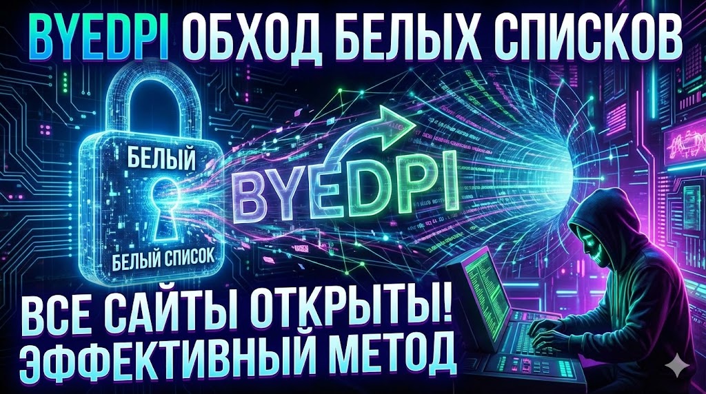 ByeDPI и обход белых списков: Инструкция по настройке Per-App Tunneling — Артем Добрый на TenChat.ru