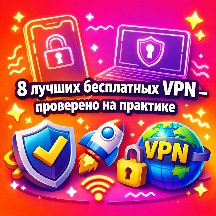8 лучших бесплатных VPN — проверено на практике 26.12.2025 — Александр ...