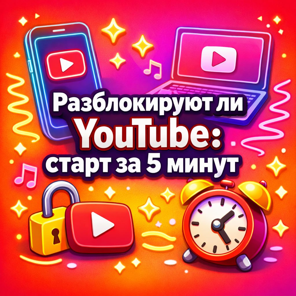 Разблокируют ли YouTube: старт за 5 минут — Максим Рубцов на TenChat.ru