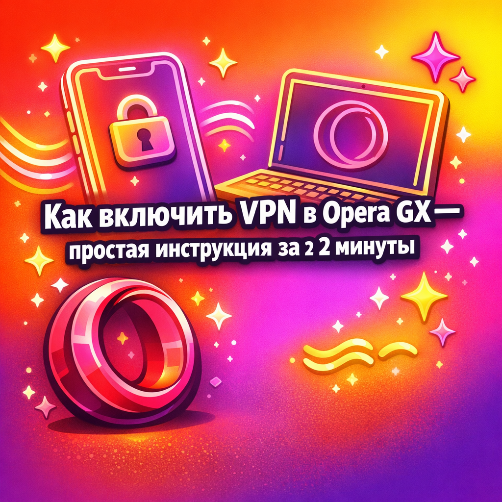 Как включить VPN в Opera GX — простая инструкция за 2 минуты 30.12.2025 ...