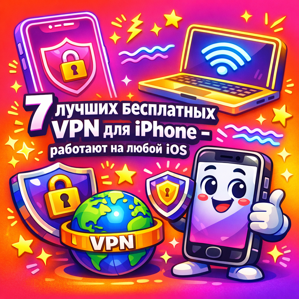 7 лучших бесплатных VPN для iPhone - работают на любой iOS — Максим ...