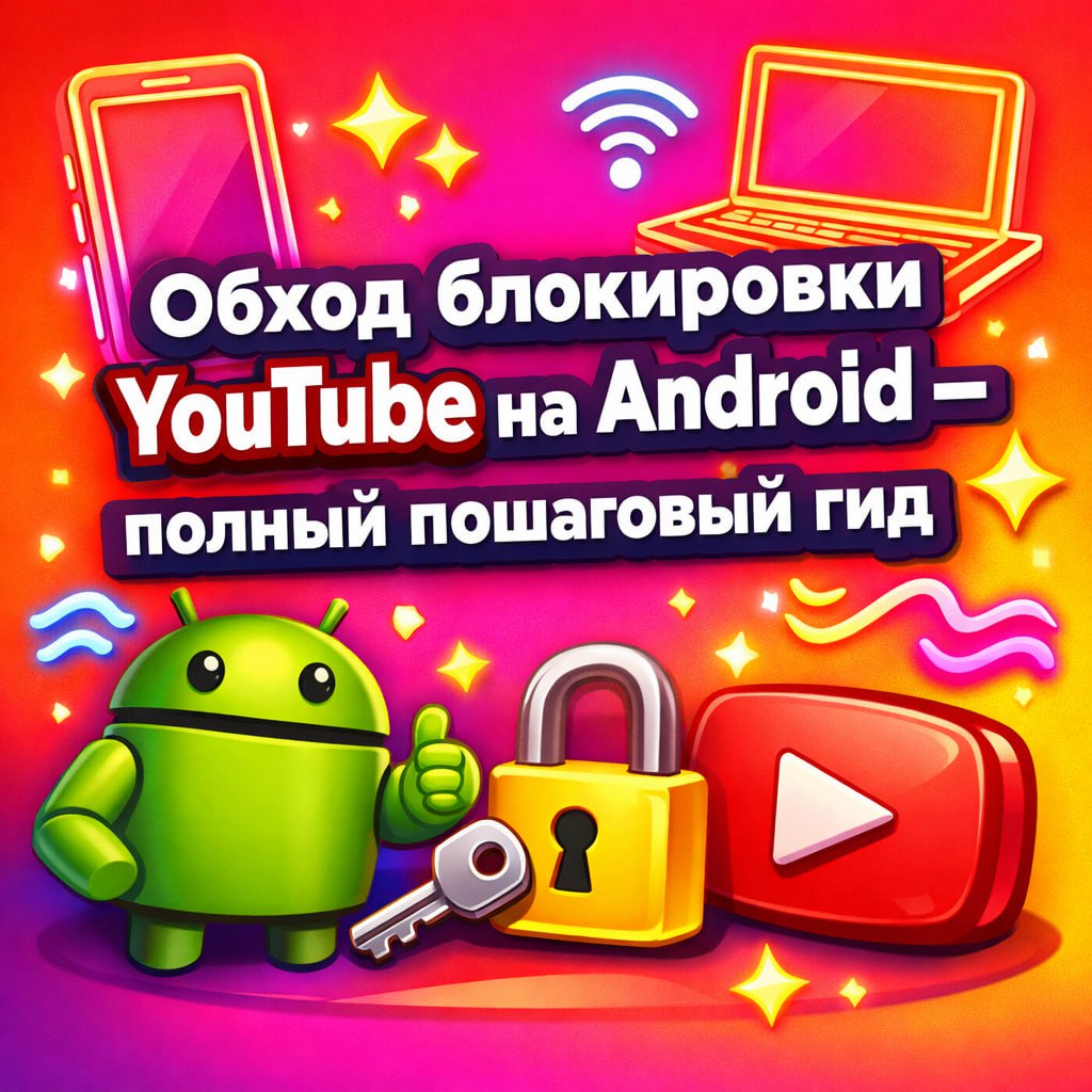 Обход блокировки YouTube на Android - полный пошаговый гид — Валерия ...