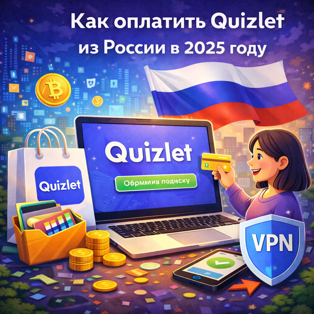 Как оплатить Quizlet из России в 2025 году — Oplatym.ru на TenChat.ru