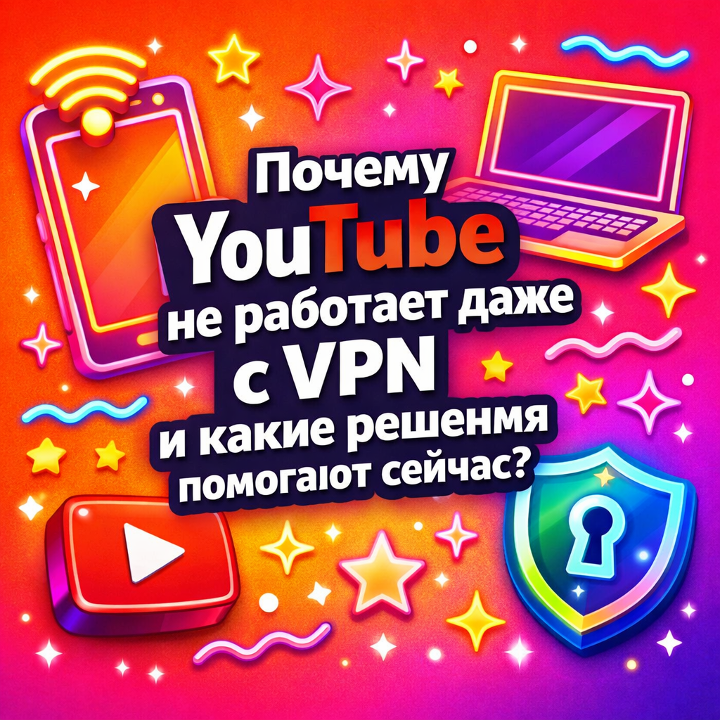 Почему YouTube не работает даже с VPN и какие решения помогают сейчас ...