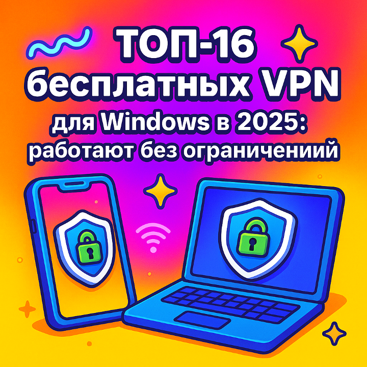ТОП-16 бесплатных VPN для Windows в 2025: работают без ограничений 25. ...