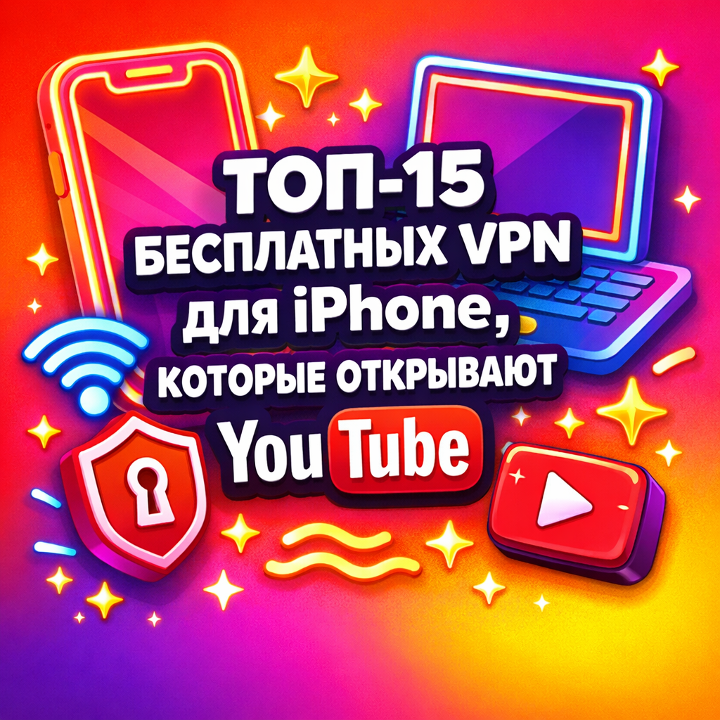 ТОП-15 лучших бесплатных VPN для iPhone, которые открывают YouTube 26. ...