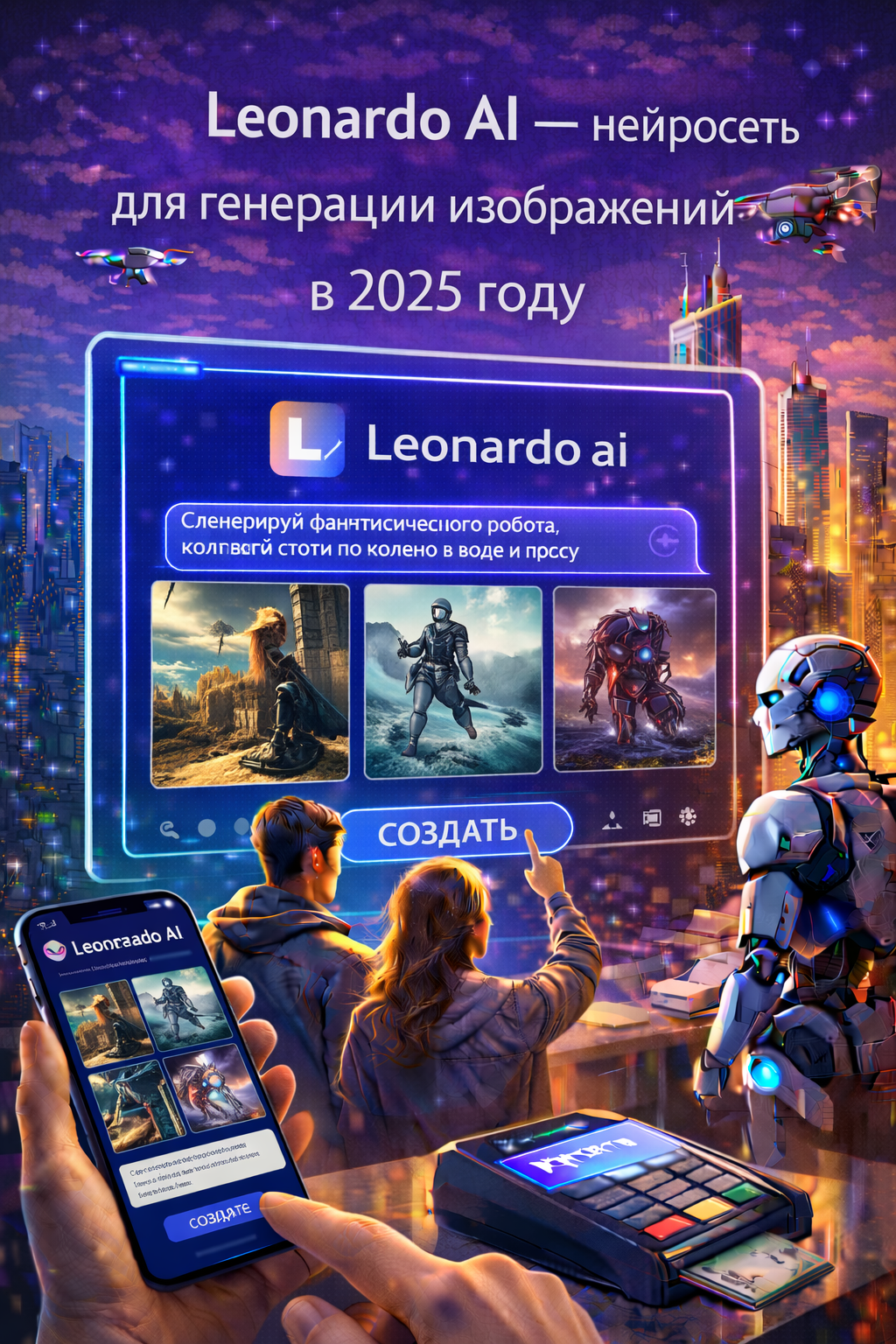 Leonardo AI — нейросеть для генерации изображений в 2025 году — Oplatym ...
